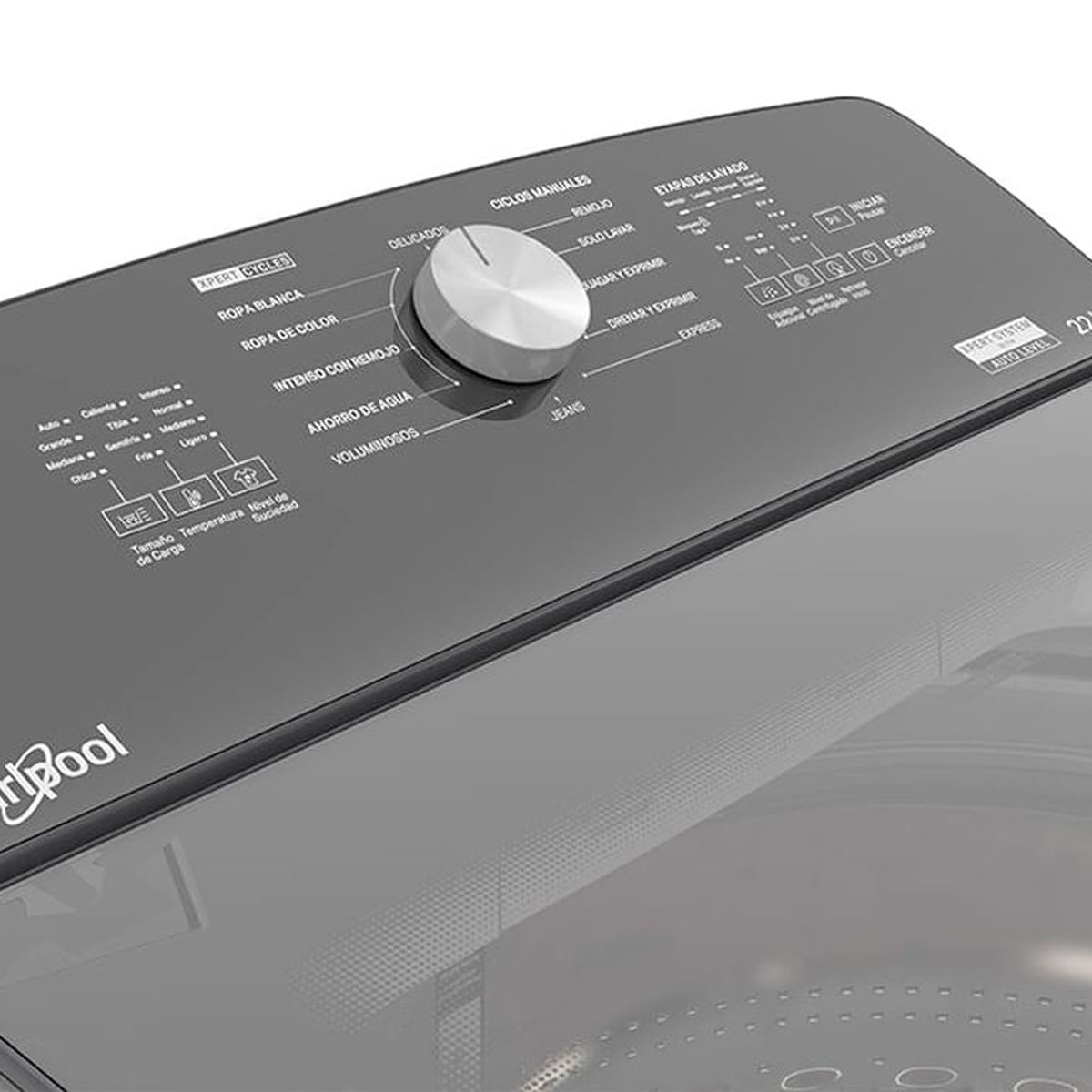 Lavadora Whirlpool 8MWTW2241WJB Xpert System Carga Superior 22 Kg Blanco