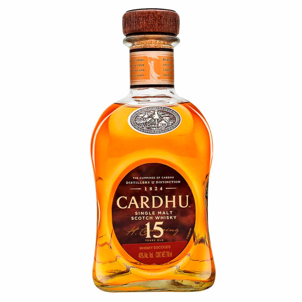 WHISKY CARDHU 15 AÑOS 700ML - Gran Chapur