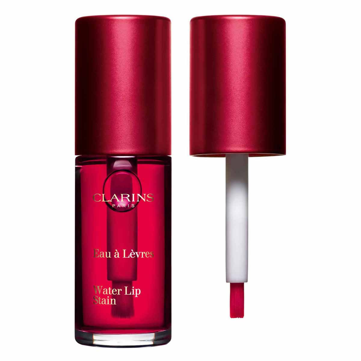 Labial Tinta Clarins Water Lip Stain Deep Red - Gran Chapur
