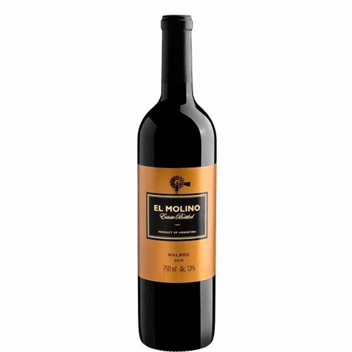 VINO TINTO MALBEC EL MOLINO 750 ML - Gran Chapur