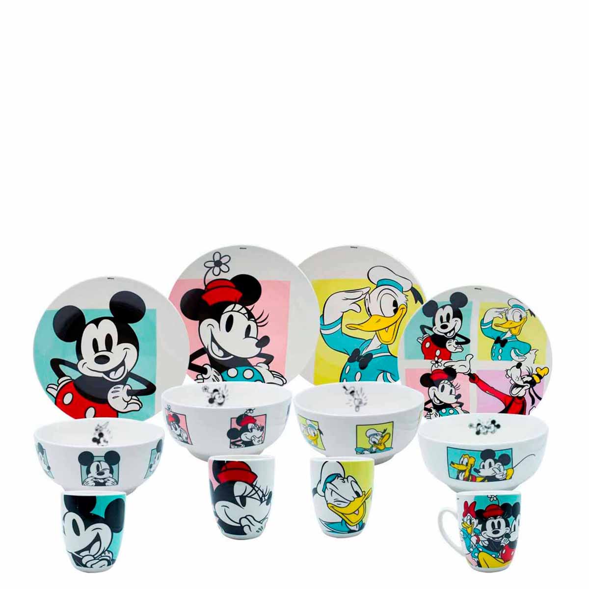 VAJILLA MICKEY AND FRIENDS 12 PZAS - Gran Chapur