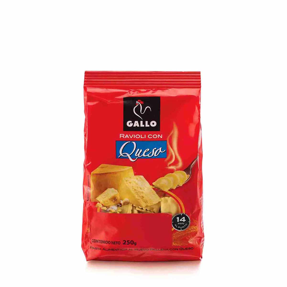 Pasta Ravioles Con Queso Marca Gallo 250g