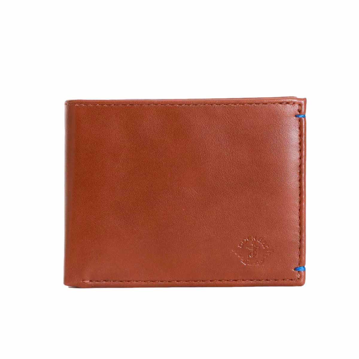 CARTERA DOBLE PIEL DOCKERS CAFE ROJIZO - Gran Chapur