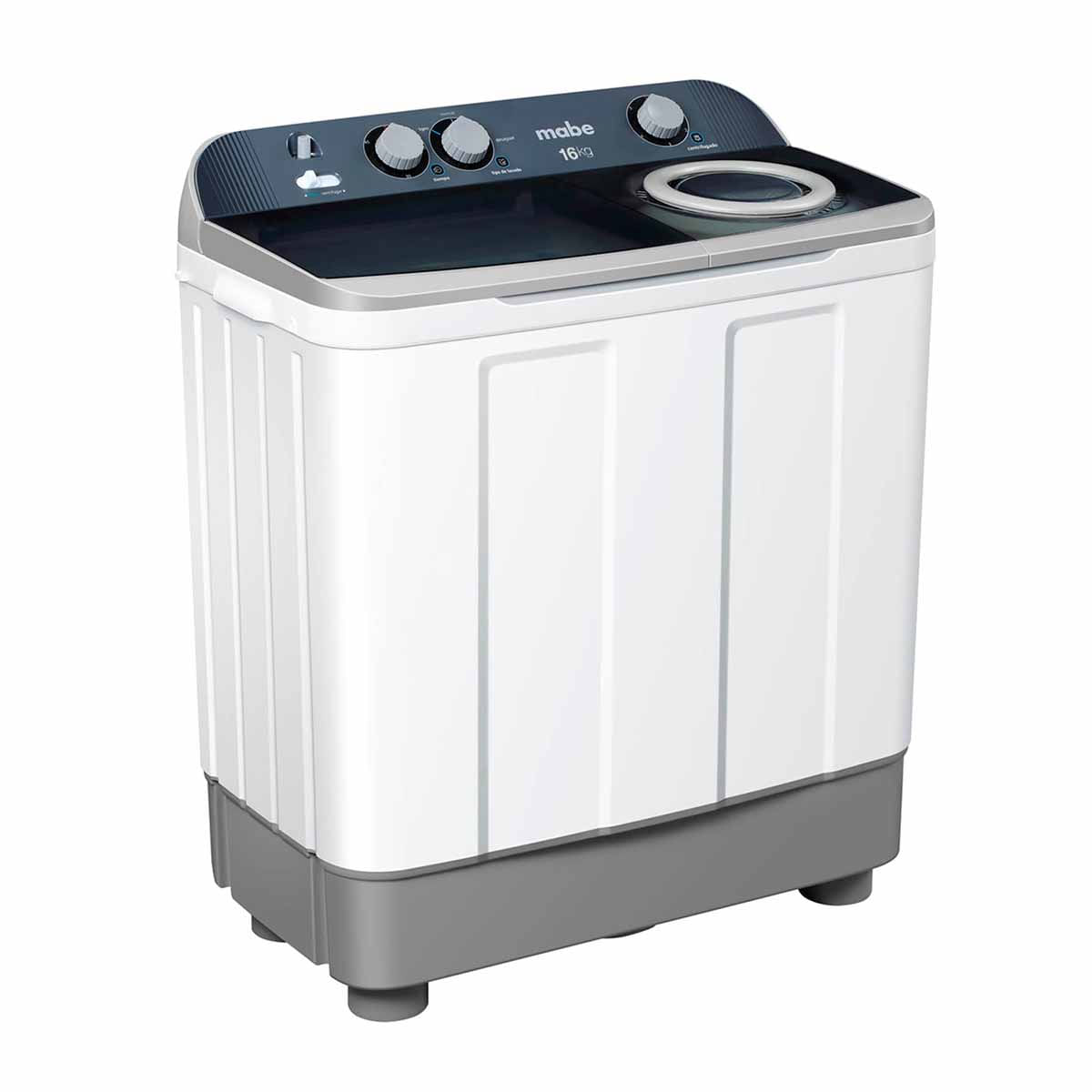 LAVADORA SEMIAUTOMÁTICA DE DOBLE TINA 16 KG MABE - Gran Chapur
