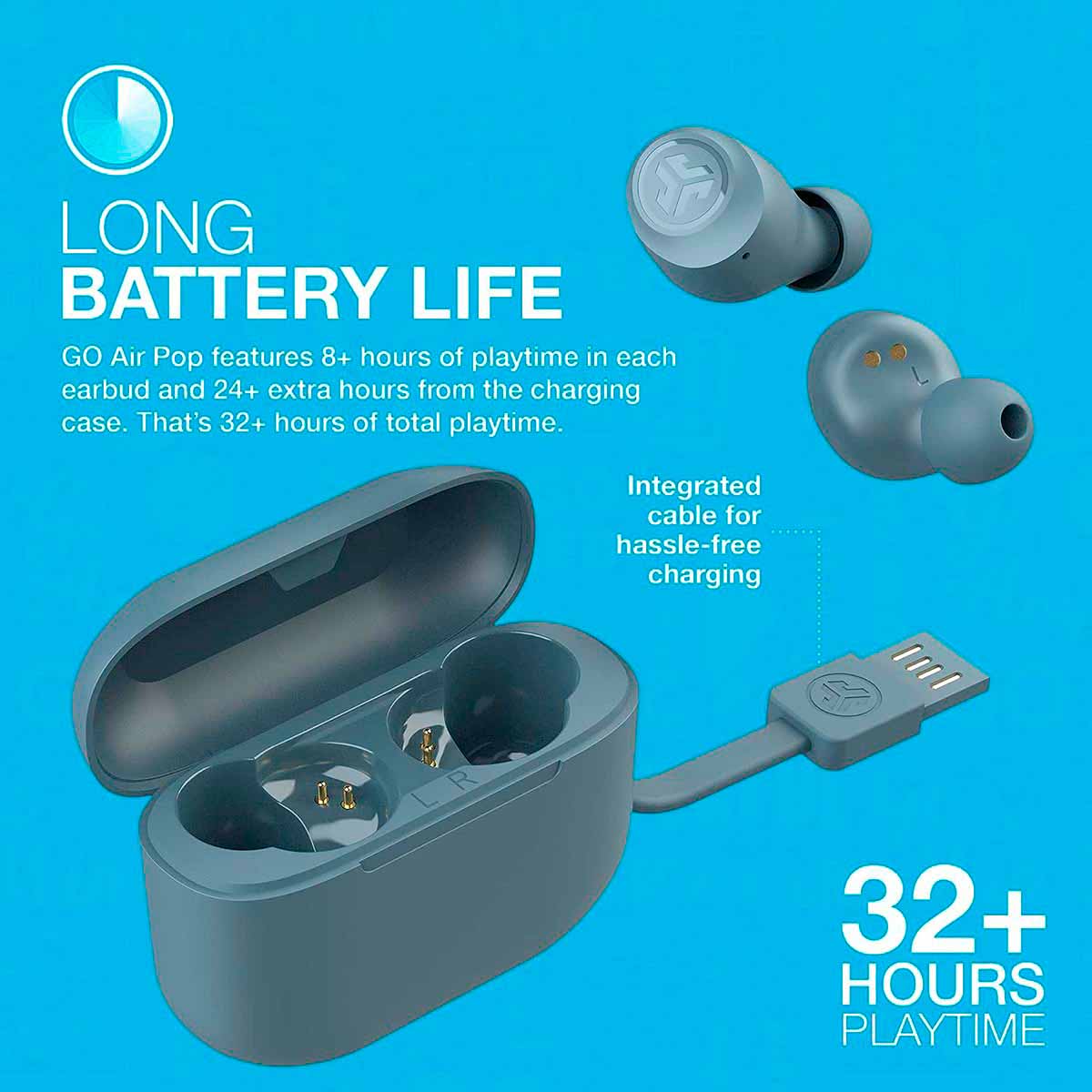 AUDIFONO JLAB BT GO AIR POP - Gran Chapur