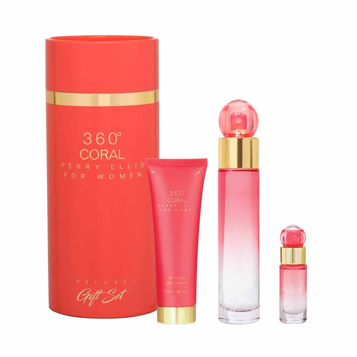 PE 360 CORAL EDP 100 ML GS 3PC - Gran Chapur