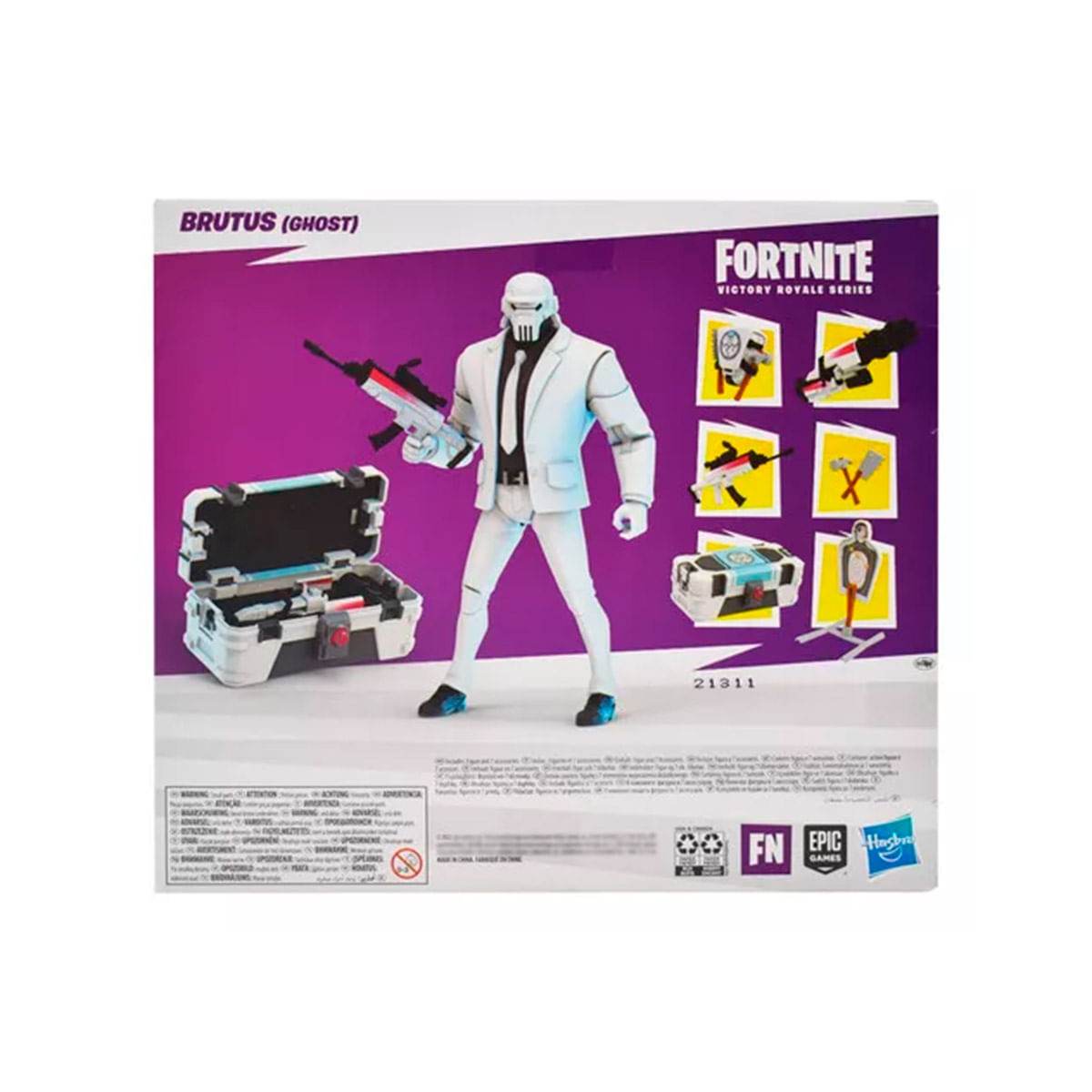 Figura De Lujo 15cm Fortnite Brutus Ghost Victory Royale Series Hasbro ...