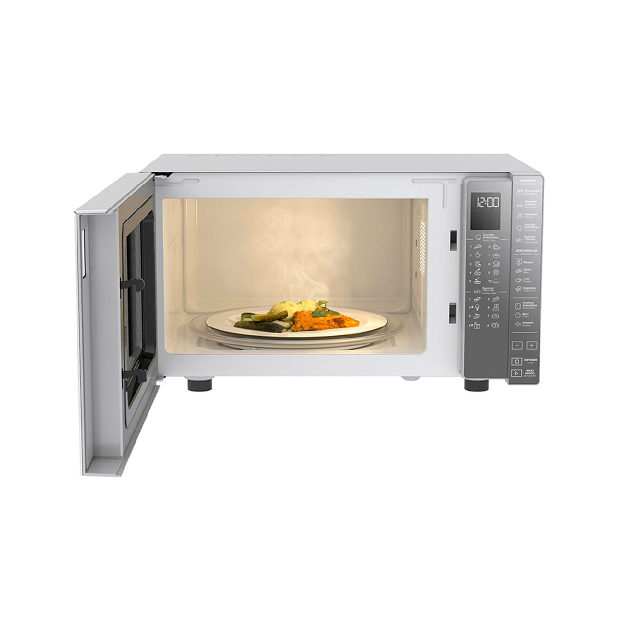 Horno de Microondas Whirlpool WM1811D Plateado - Gran Chapur