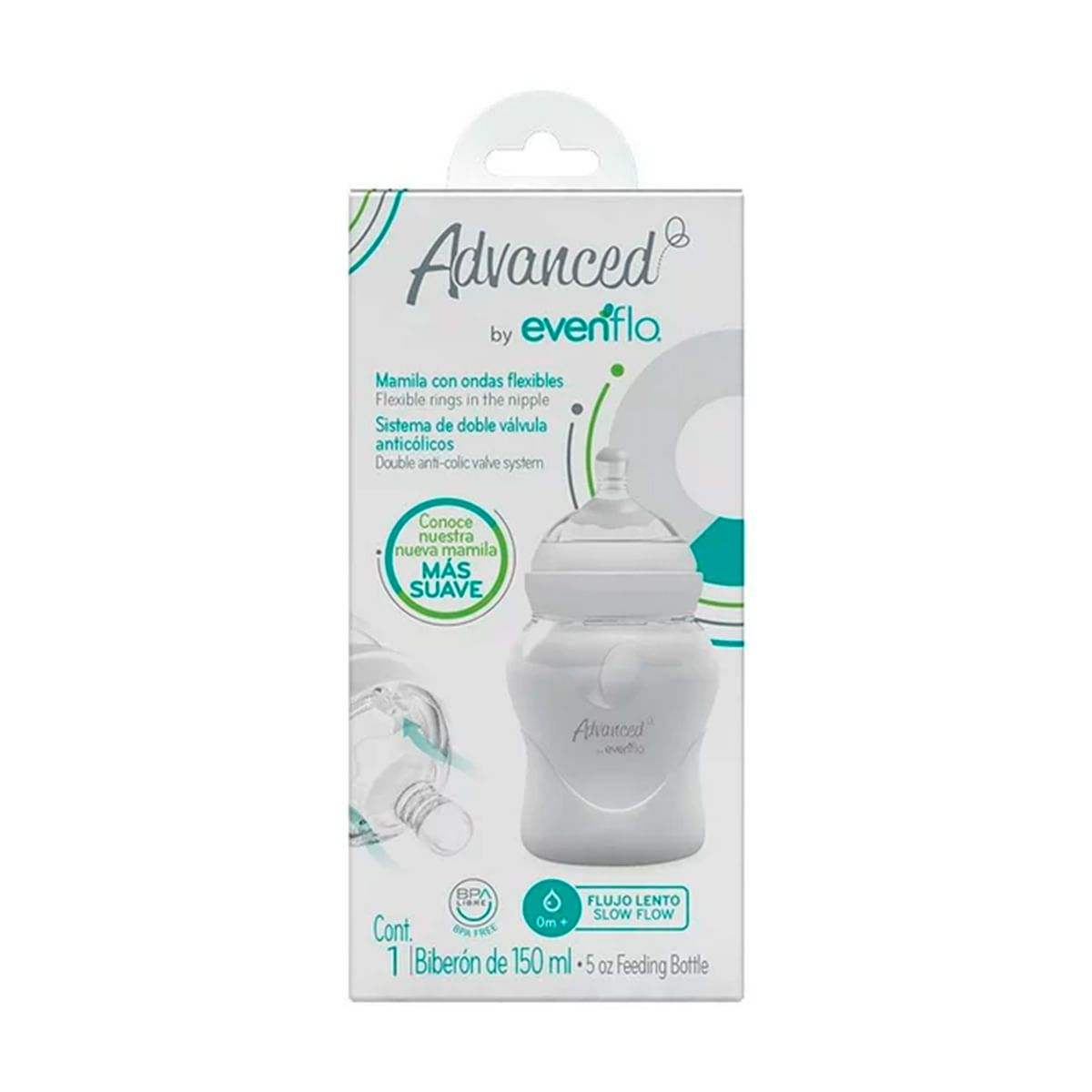 BIBERON EVENFLO ADVANCED BOLD 5 OZ - Gran Chapur