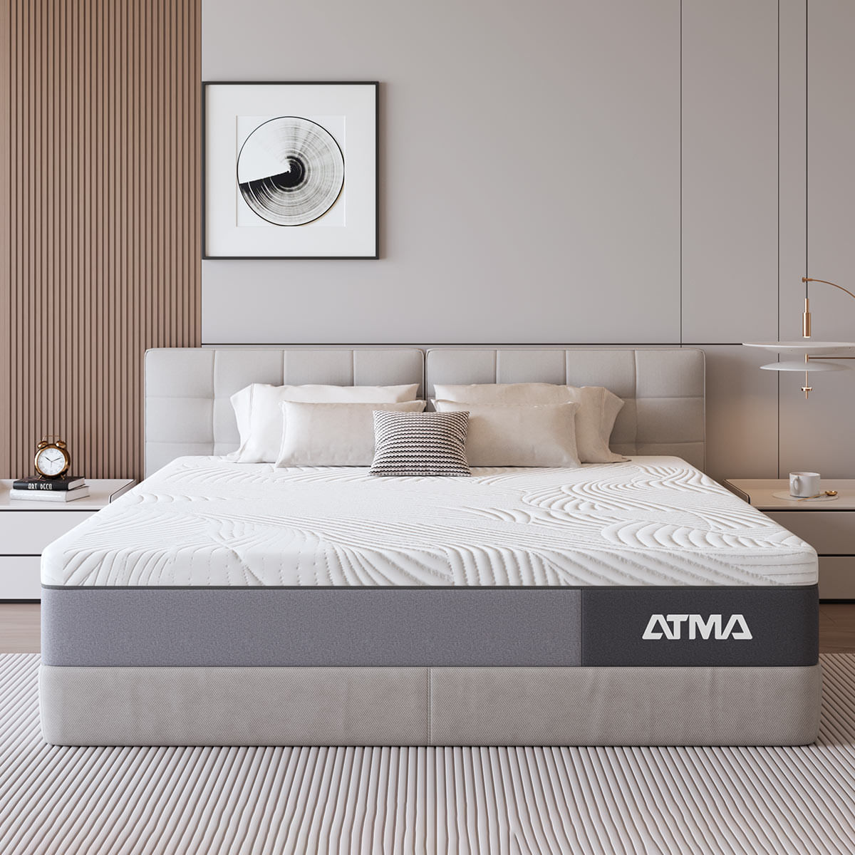 Colchón Atma Ventus Queen Size Espuma 150cm x190 cm - Gran Chapur