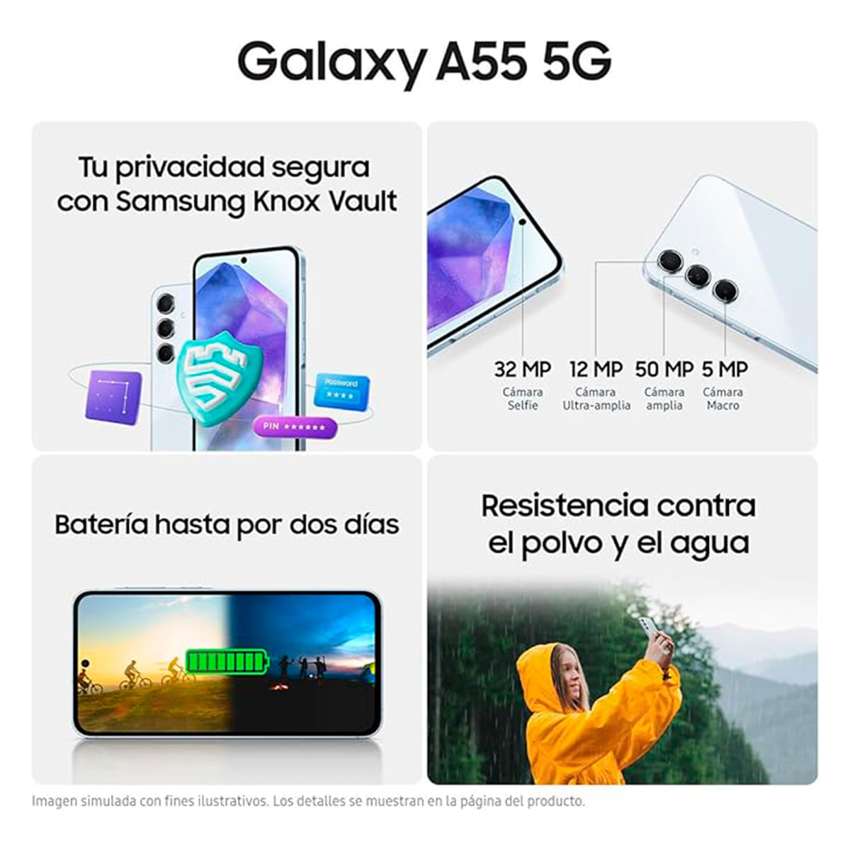 SAMSUNG SM-A556E A55 5G 8+256 LATIN - Gran Chapur