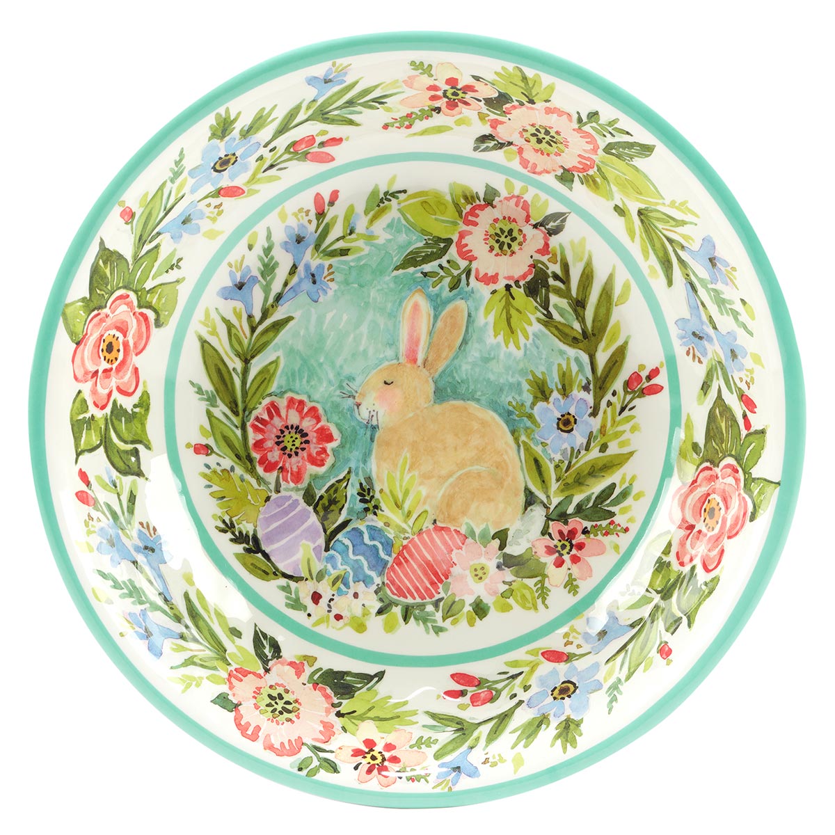 Tazon Servicio Oval Melamina 13.75" X 2.75" Joy Of Easter - Gran Chapur