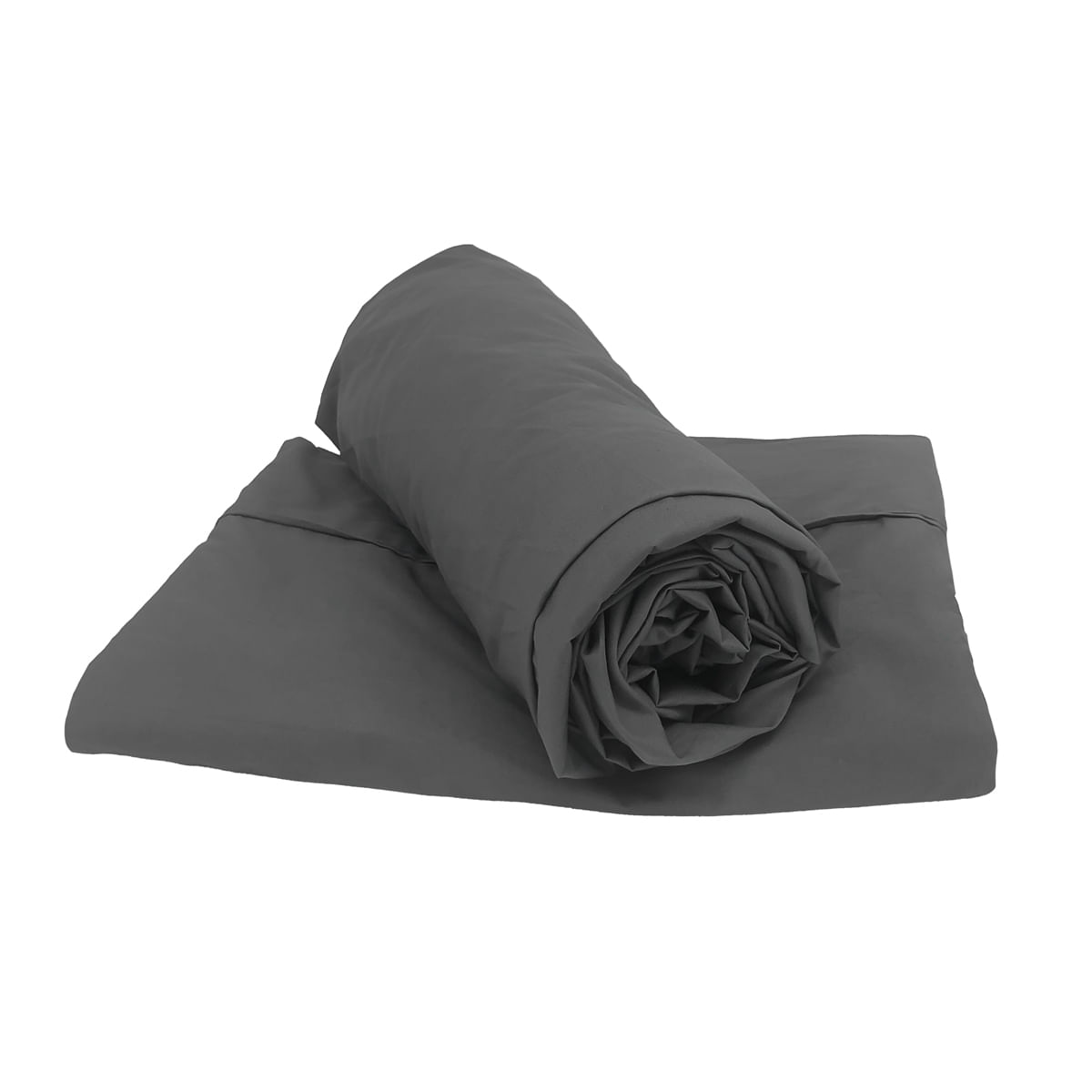 Juego de Sábanas Essens Matrimonial Gris Oscuro - Gran Chapur