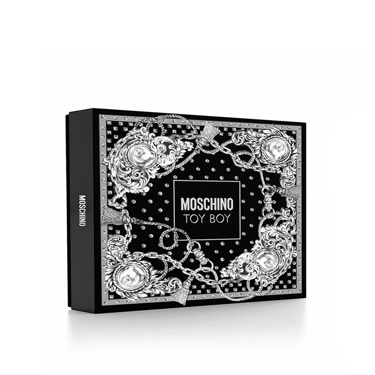 Set Moschino Toy Boy Perfume + Loción +Travel Spray - Gran Chapur