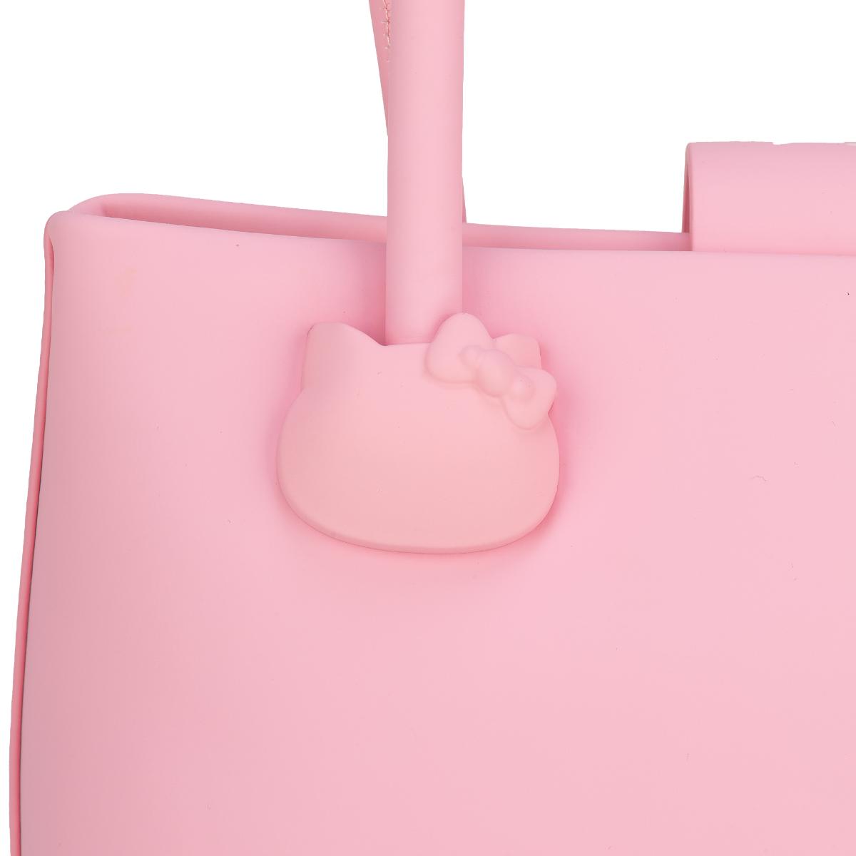 Bolsa Satchel Cloe Hello Kitty Grande Rosa