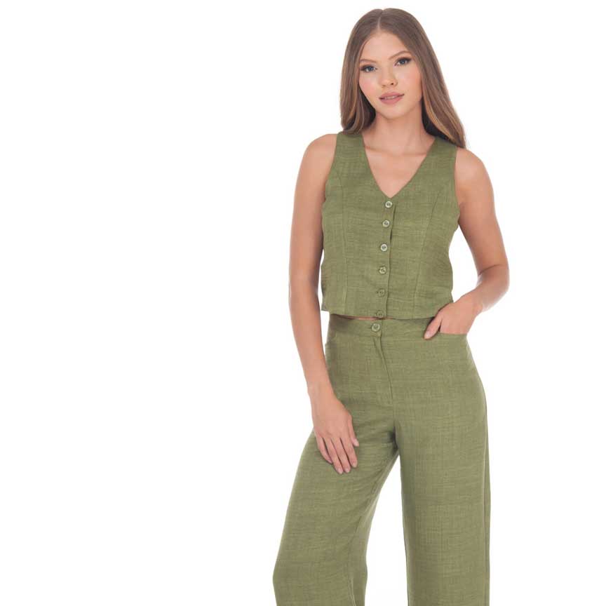 Pantalon Sarah Bustani Casual Recto