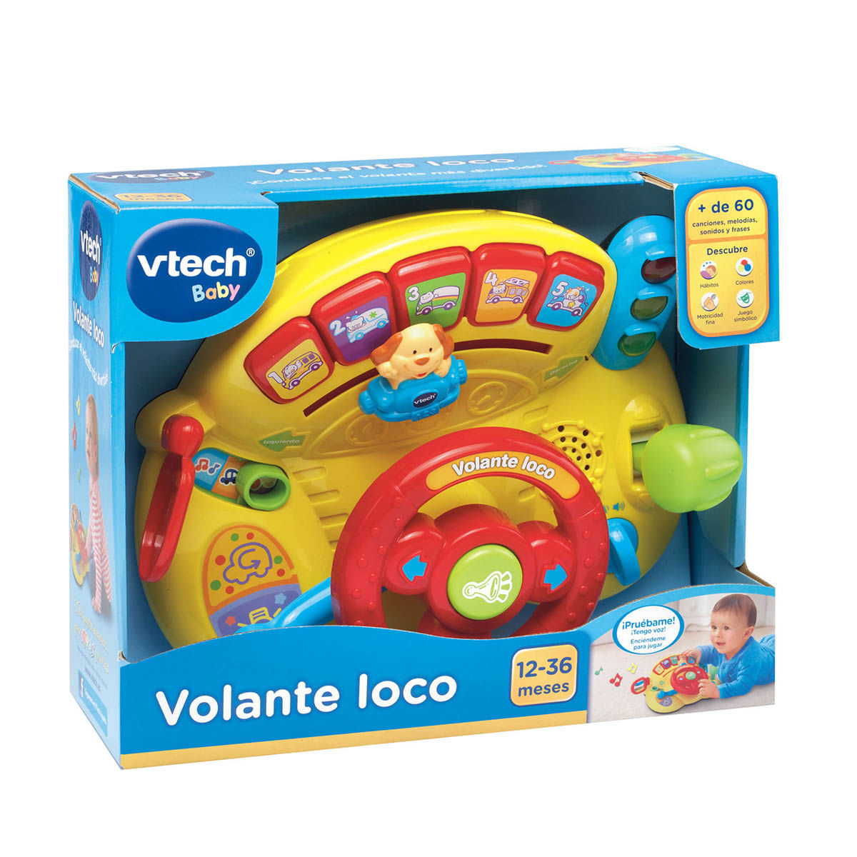 Juguete Interactivo Volante Loco Vtech - Gran Chapur