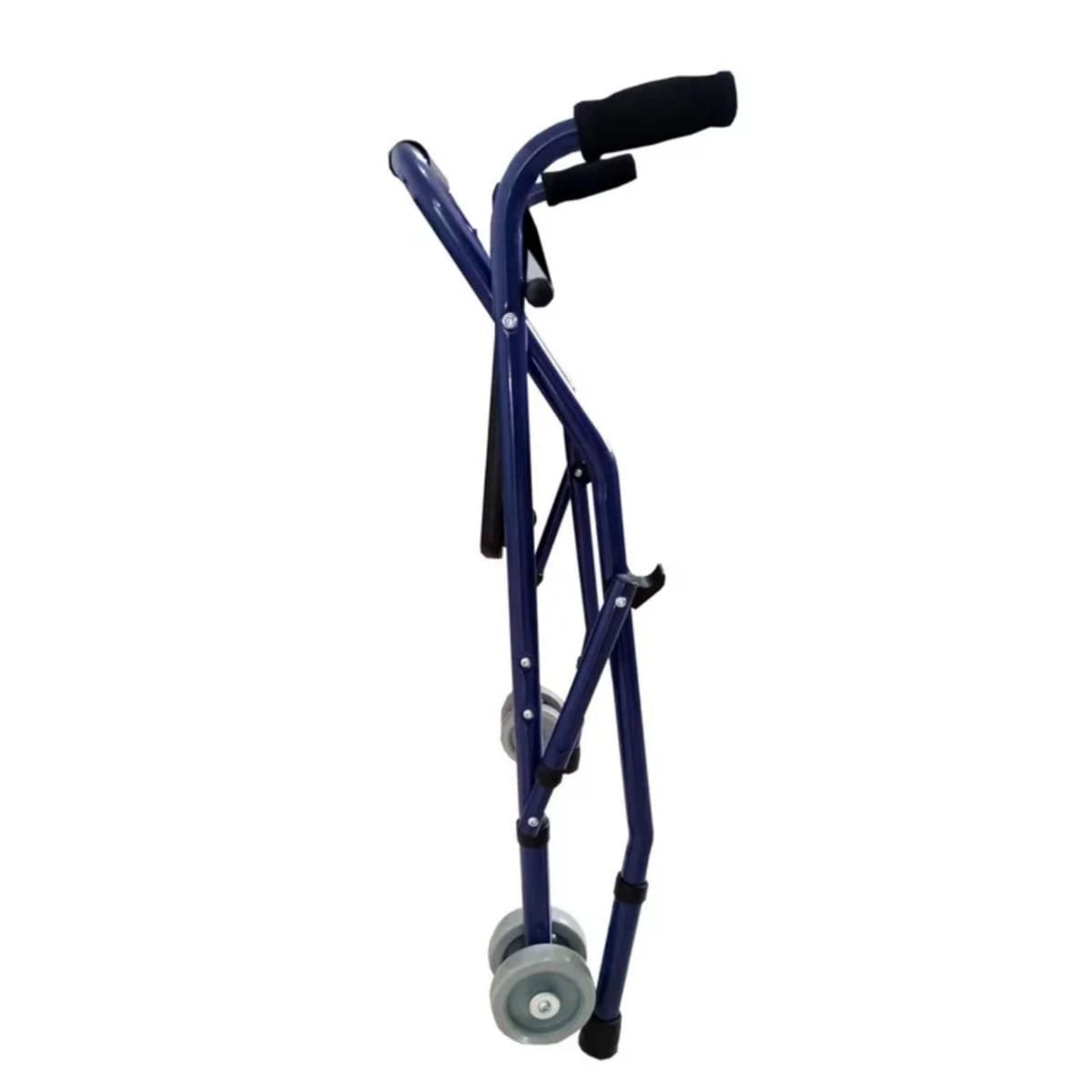 Andadera Rollator Económica De Aluminio Azul Eko - Gran Chapur